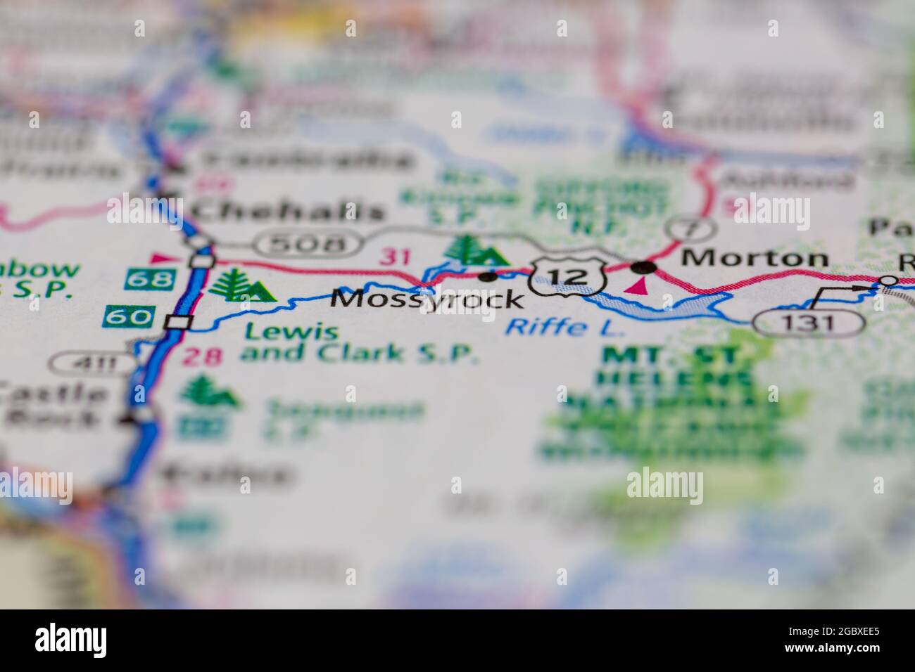 Mappa di mossyrock immagini e fotografie stock ad alta risoluzione - Alamy