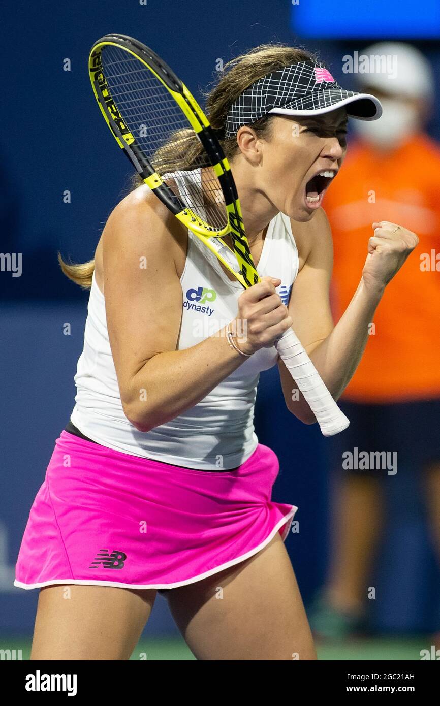 05 agosto 2021: Danielle Collins (USA) sconfisse Sloane Stephens (USA ...