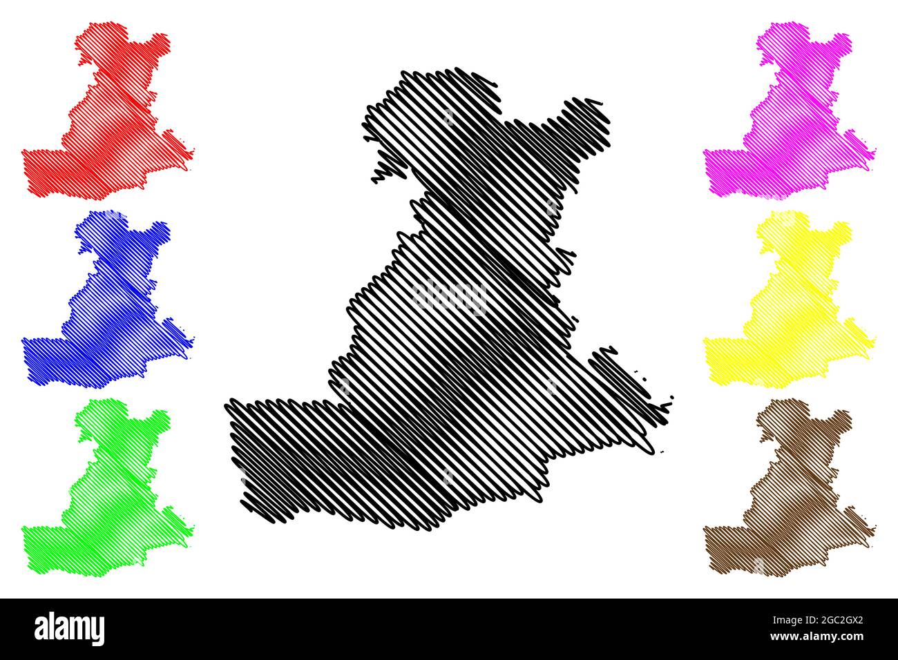 Provincia di padova mappa vettoriale Immagini Vettoriali Stock - Alamy