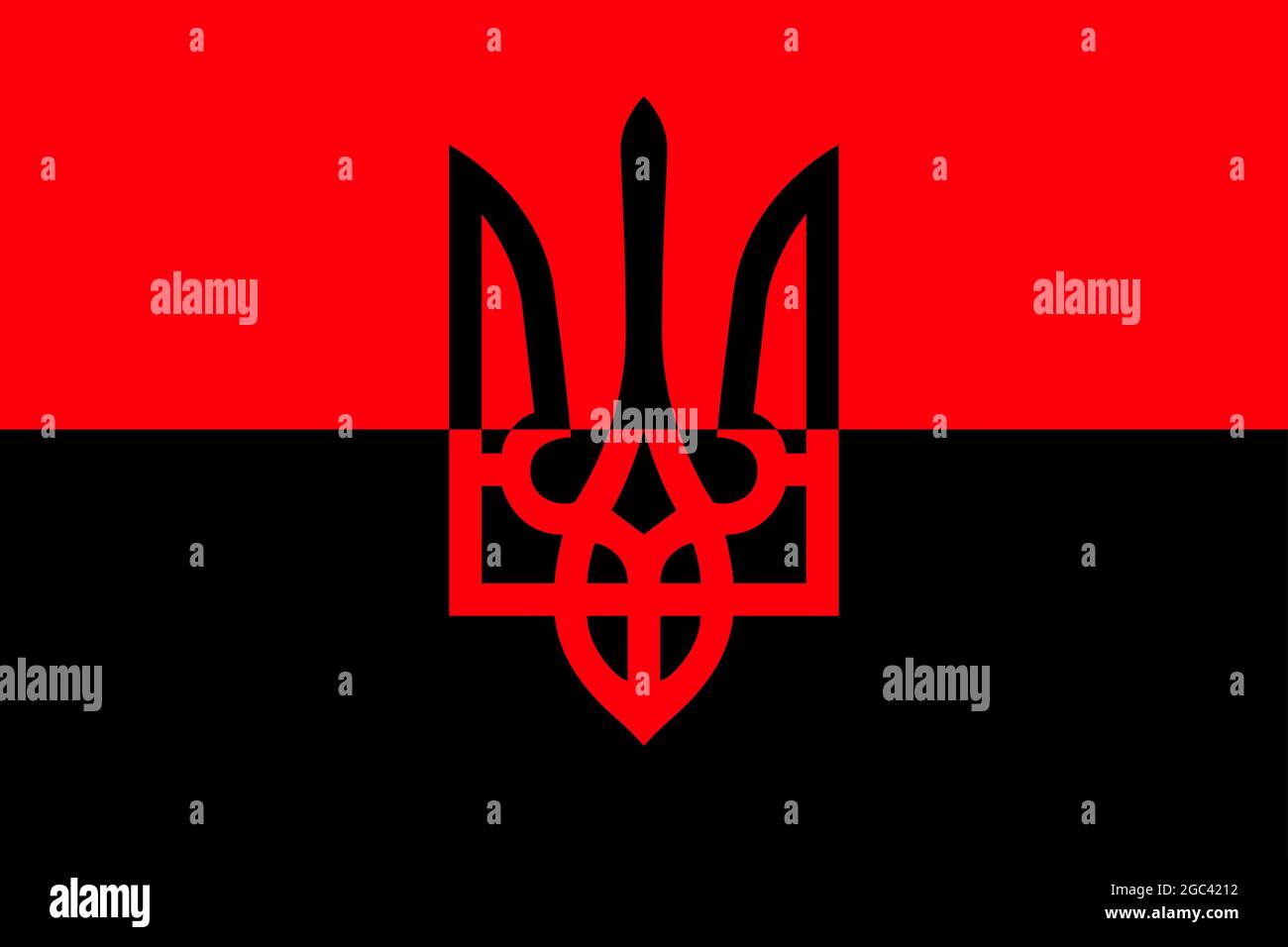 Bandiera standard nera Immagini Vettoriali Stock - Alamy