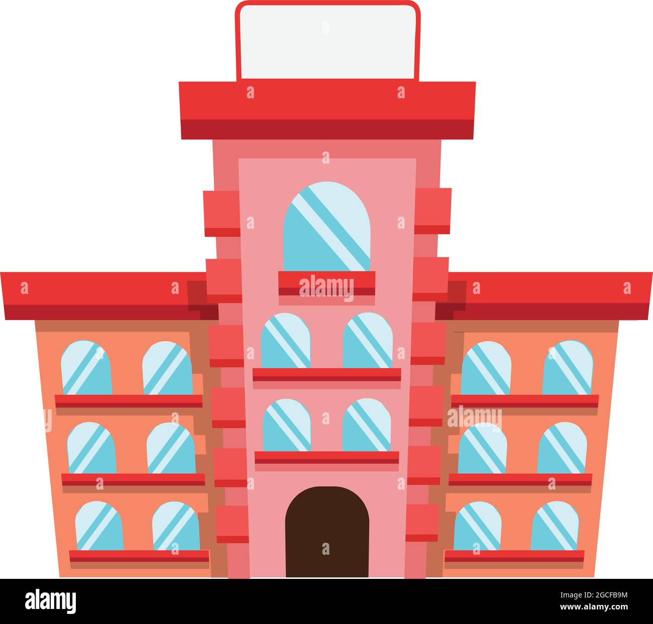 School college graduation cartoon Immagini Vettoriali Stock - Alamy