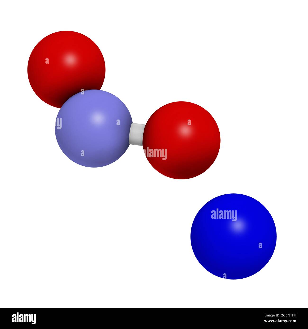 Nitrito di sodio, struttura chimica. Utilizzato come farmaco, additivo ...