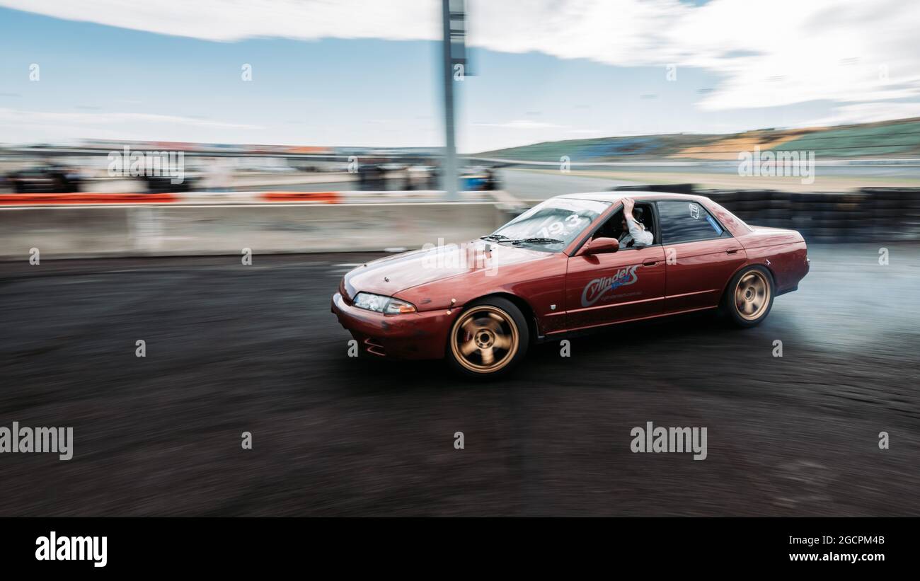 Nissan skyline r33 drift car immagini e fotografie stock ad alta ...