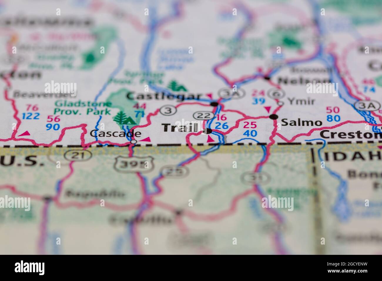 Trail map immagini e fotografie stock ad alta risoluzione - Alamy