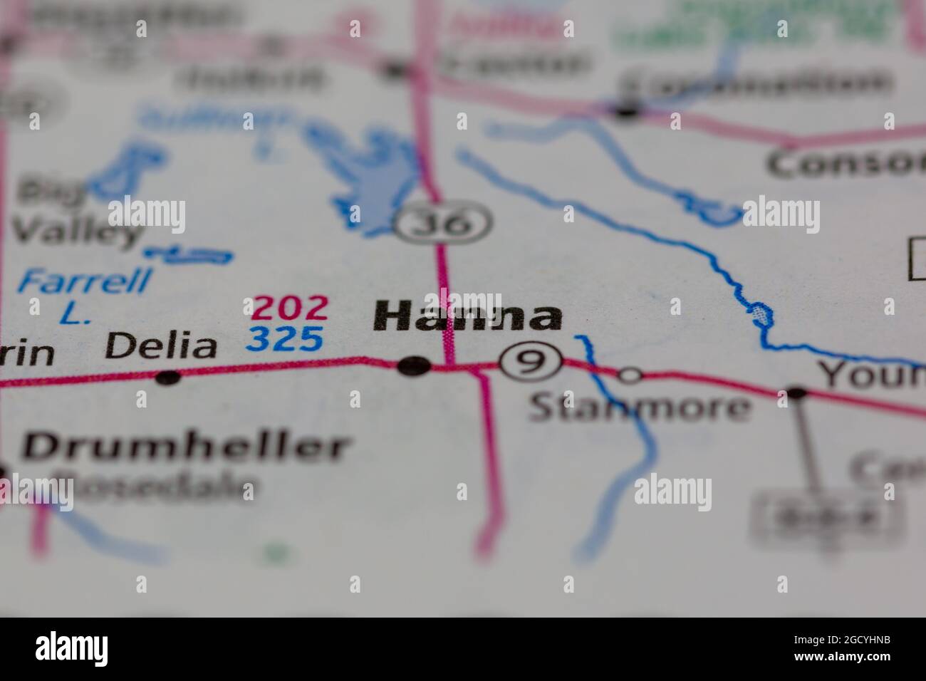 Hanna su una mappa immagini e fotografie stock ad alta risoluzione - Alamy