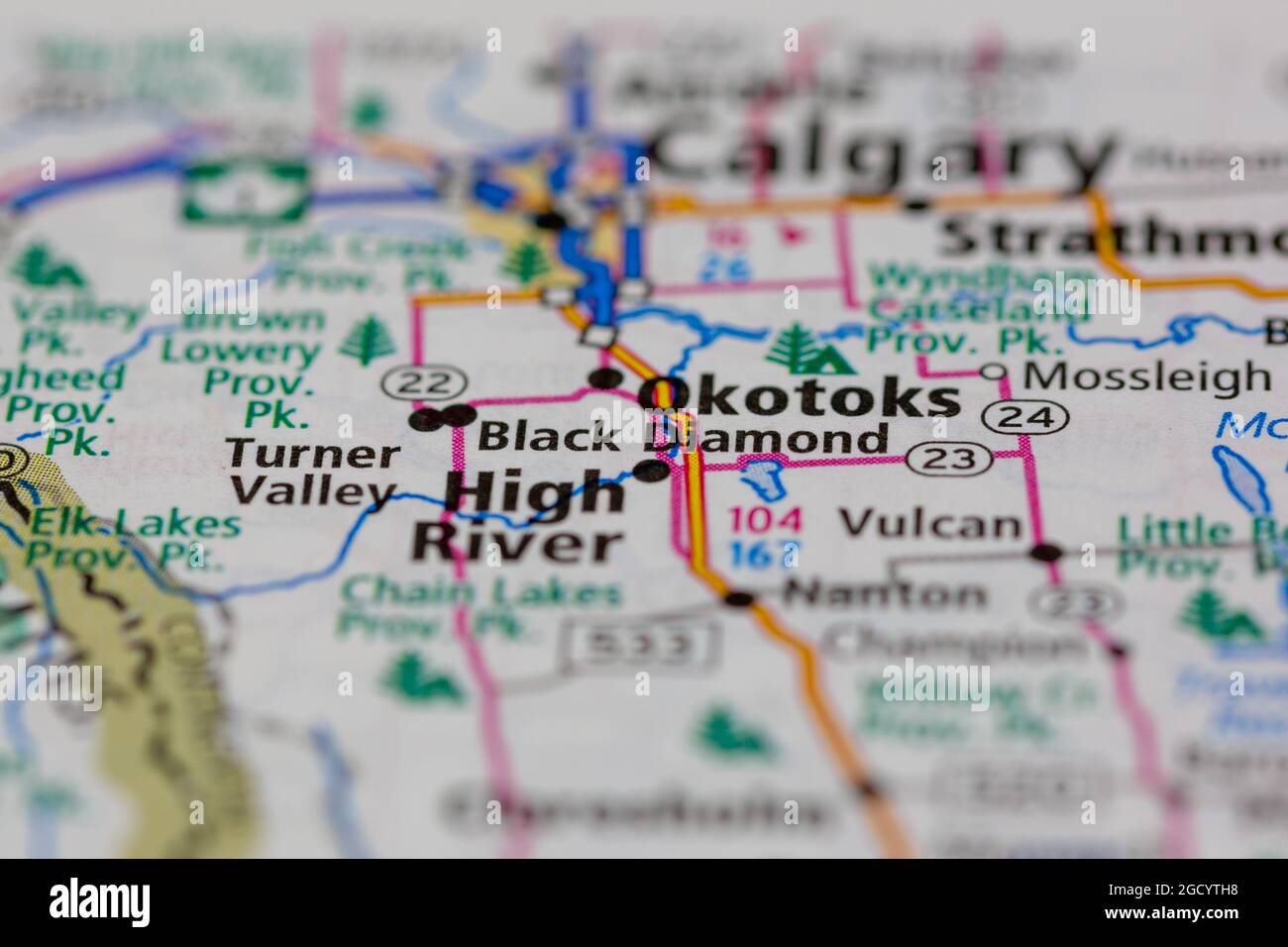 Diamante alberta mappa immagini e fotografie stock ad alta risoluzione ...