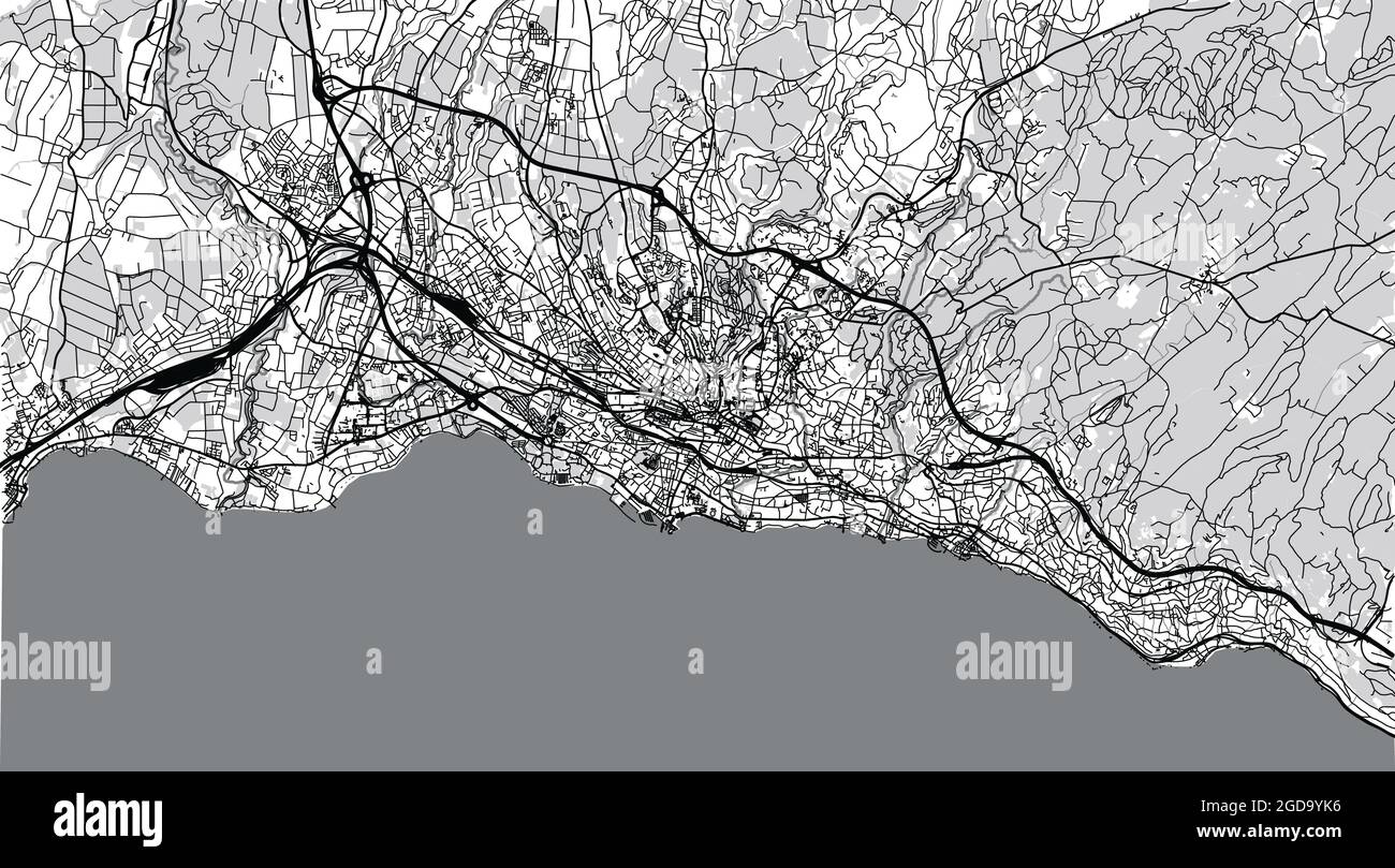 Mappa di losanna Immagini Vettoriali Stock - Alamy