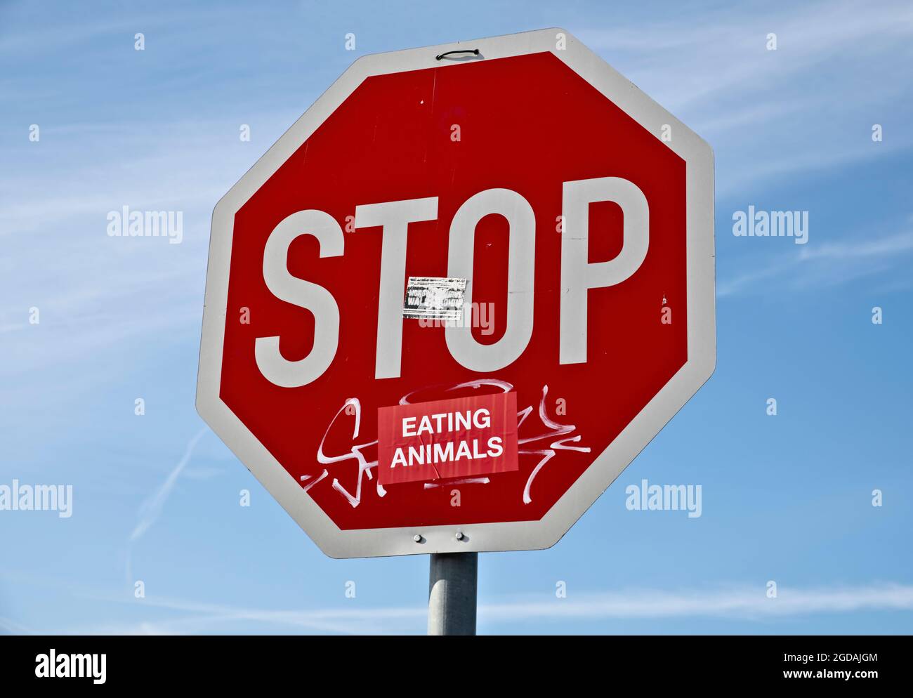 Stop eating animals sign immagini e fotografie stock ad alta ...
