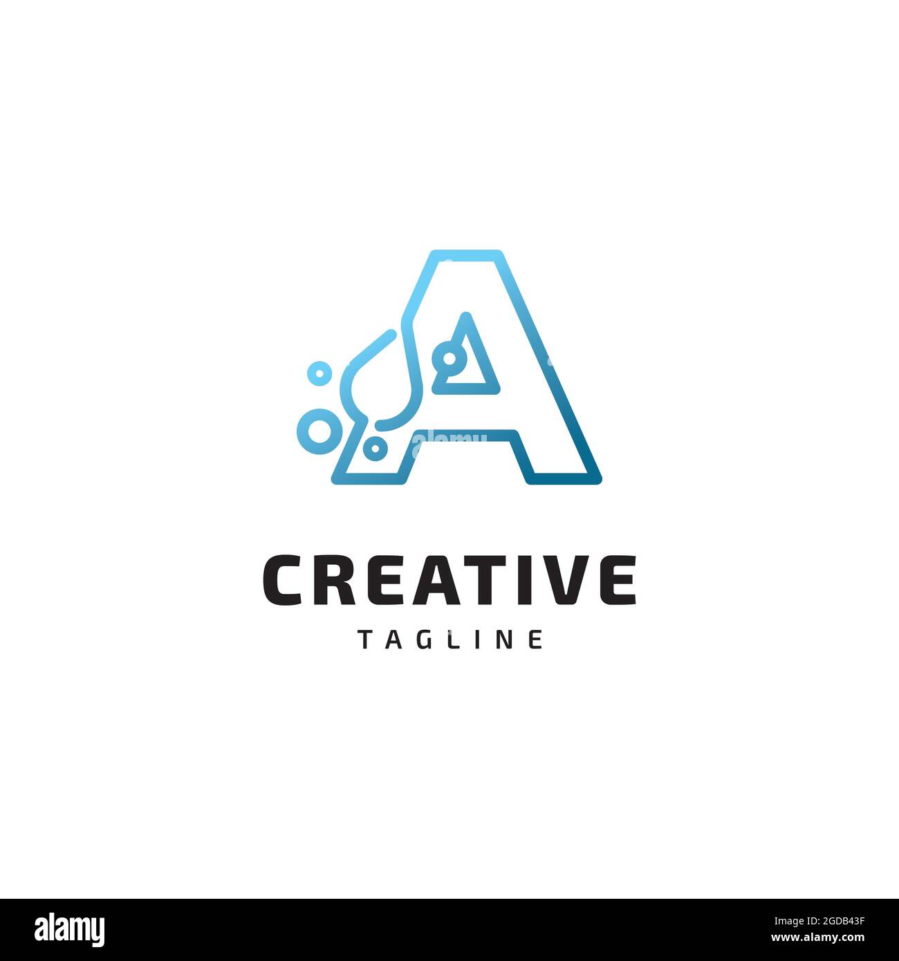 Alfabeto un logo Immagini senza sfondo e Foto Stock ritagliate - Alamy