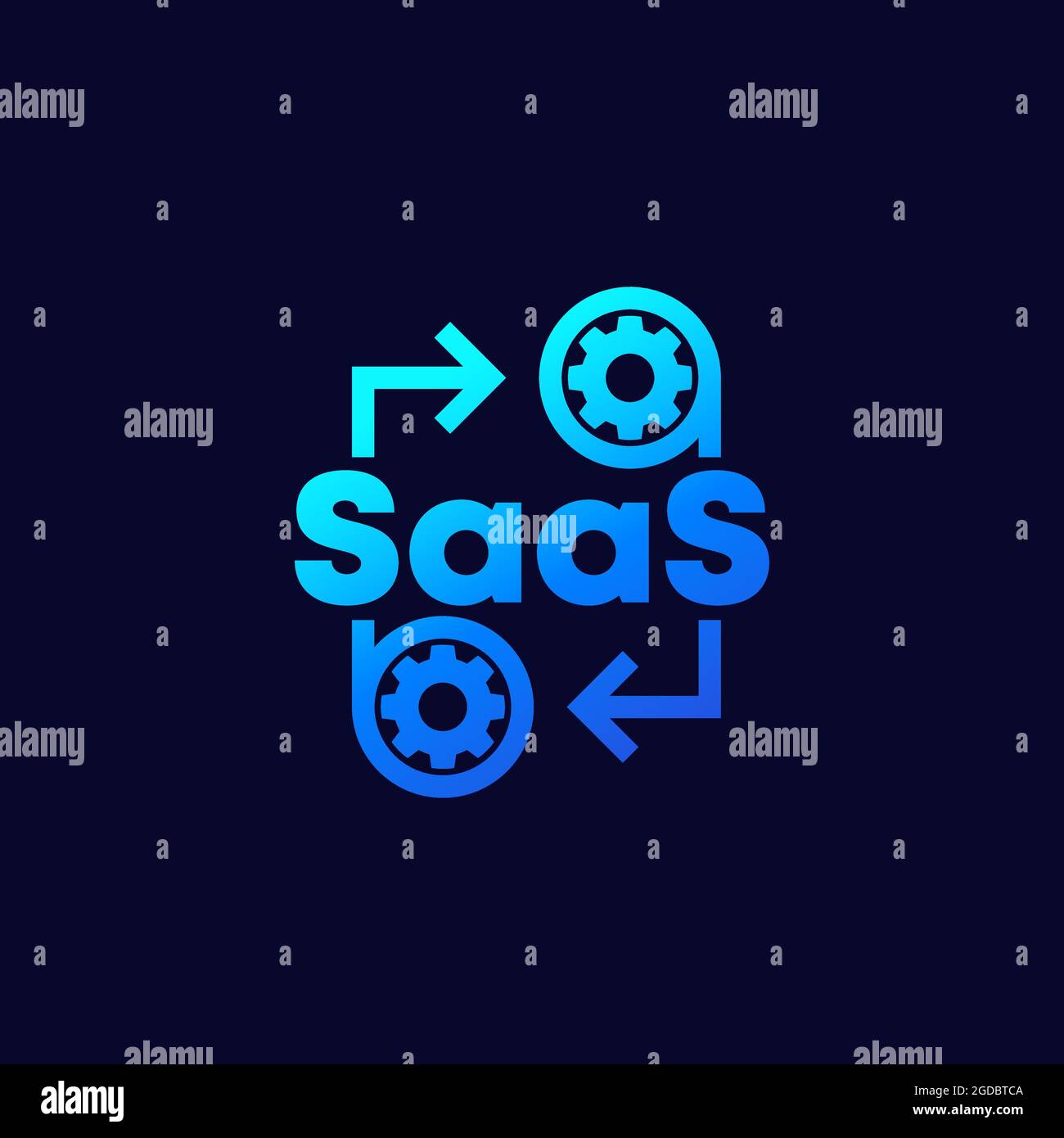 Software saas come servizio Immagini Vettoriali Stock - Alamy