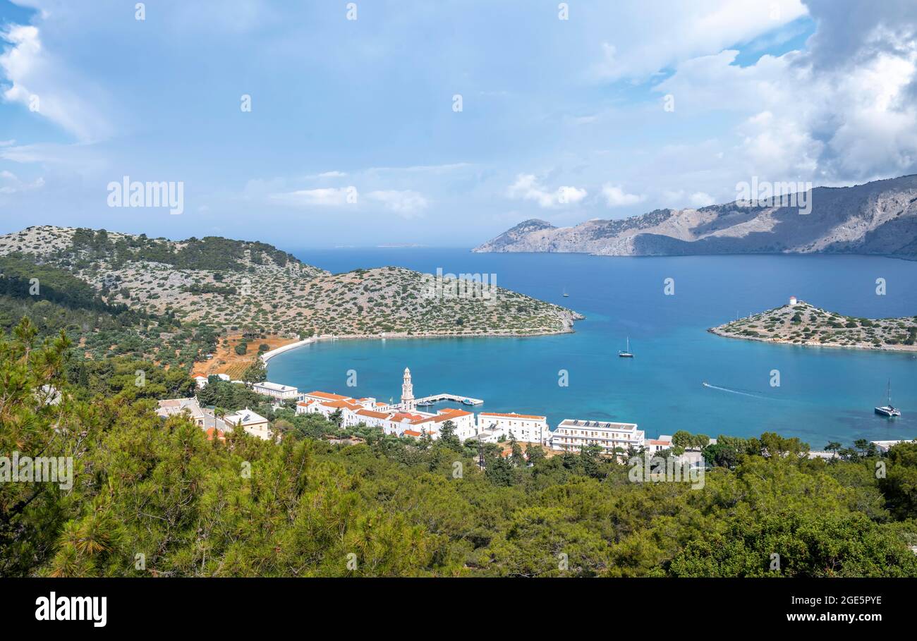 Symi panormitis monastery immagini e fotografie stock ad alta ...