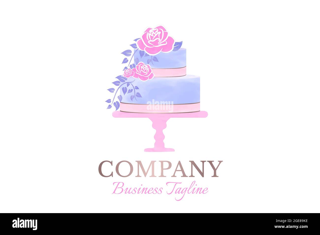 Logo torta Immagini Vettoriali Stock - Alamy