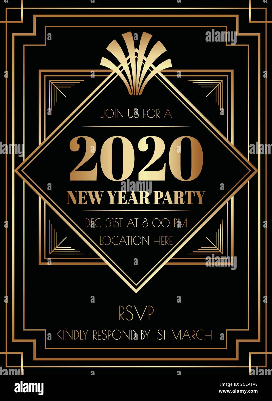 Cliente art déco Immagini Vettoriali Stock - Alamy