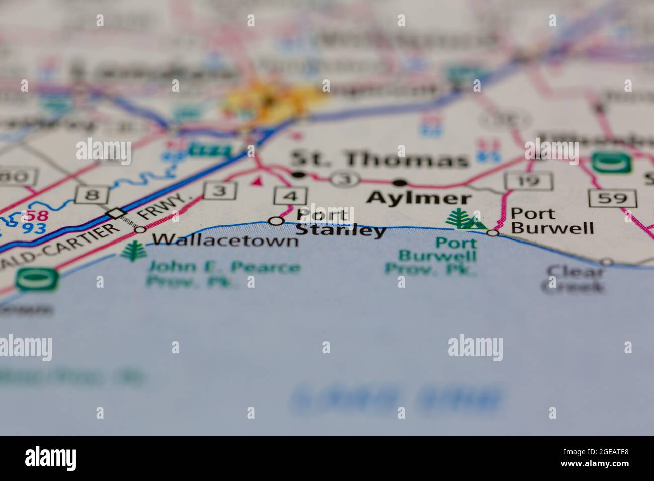 Mappa di port stanley immagini e fotografie stock ad alta risoluzione ...