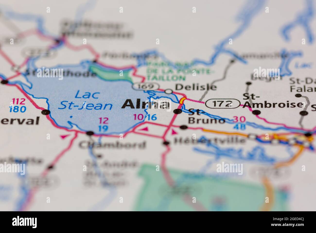 Mappa di alma quebec immagini e fotografie stock ad alta risoluzione ...