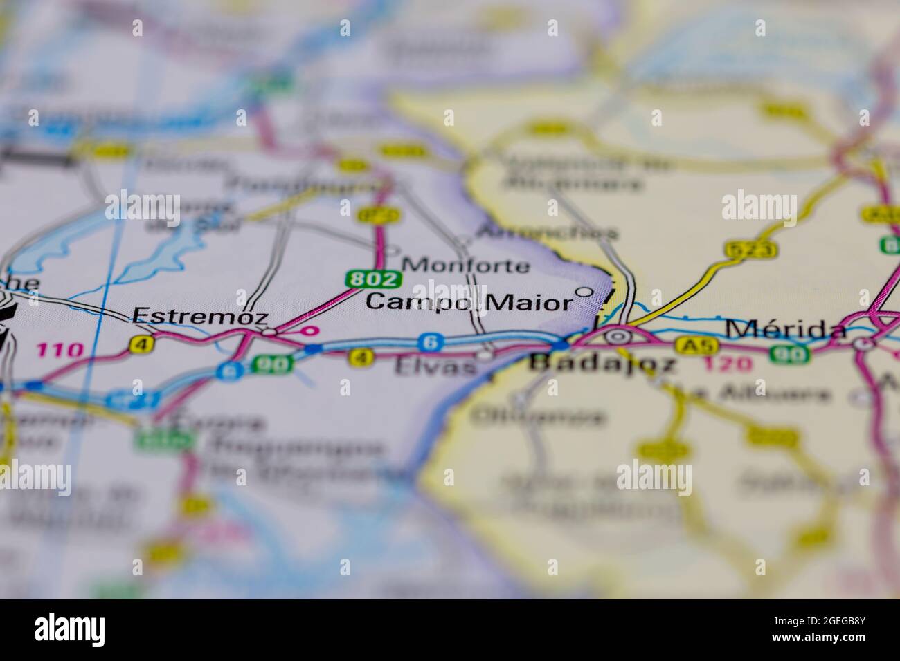 Mappa di campo maior portogallo immagini e fotografie stock ad alta ...