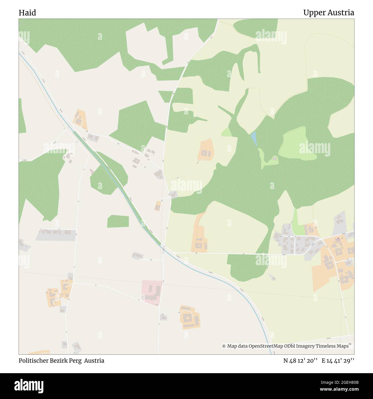 Haid, Politischer Bezirk Perg, Austria, Austria superiore, N 48 12' 20 ...