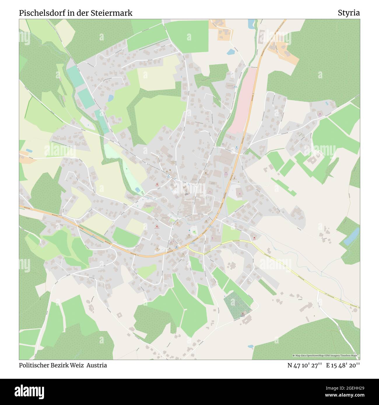 Mappa dello steiermark immagini e fotografie stock ad alta risoluzione ...