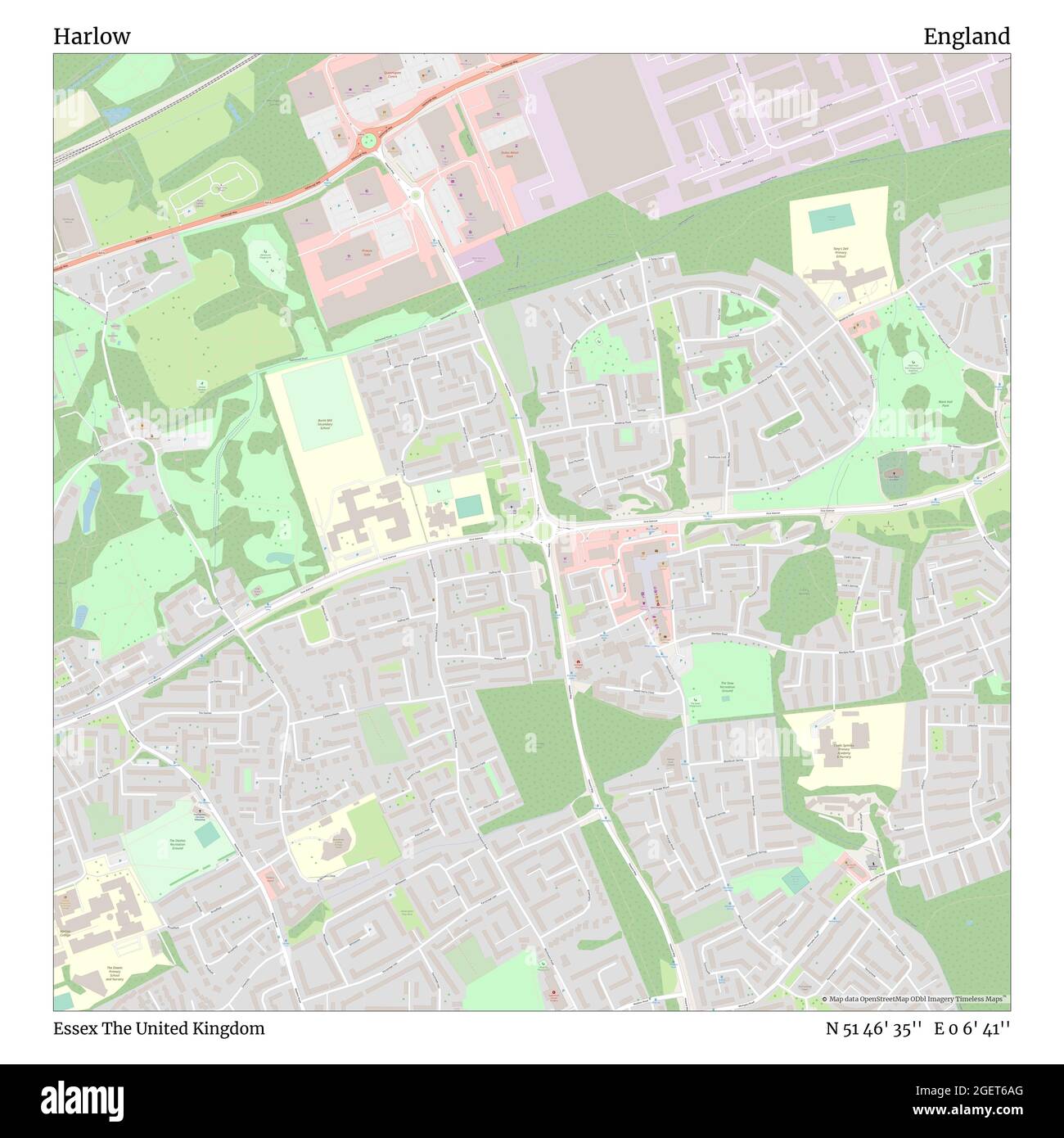 Mappa di harlow immagini e fotografie stock ad alta risoluzione - Alamy