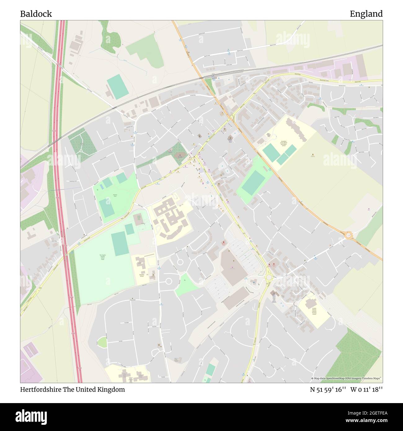 Mappa di baldock immagini e fotografie stock ad alta risoluzione - Alamy