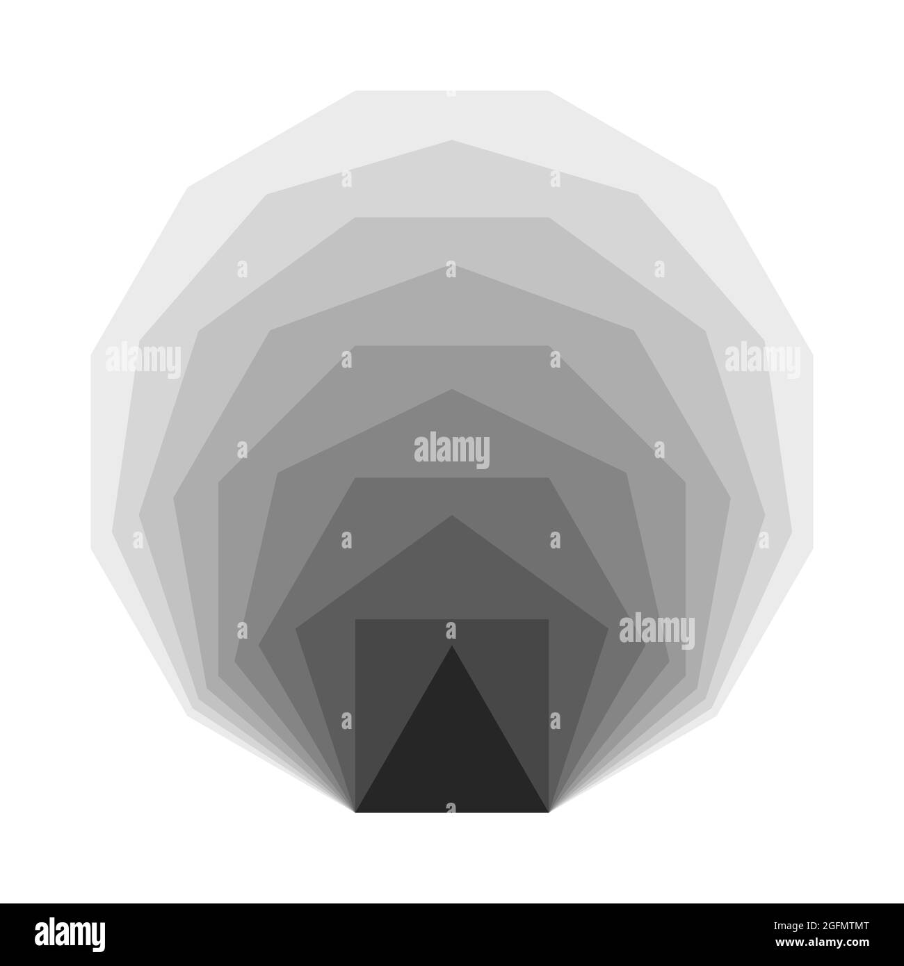 Poligoni regolari Foto e Immagini Stock in Bianco e Nero - Alamy