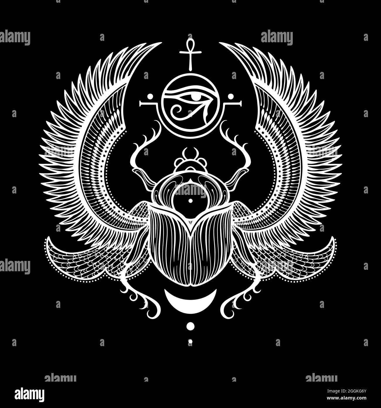 Scarabeo sacro Foto e Immagini Stock in Bianco e Nero - Alamy