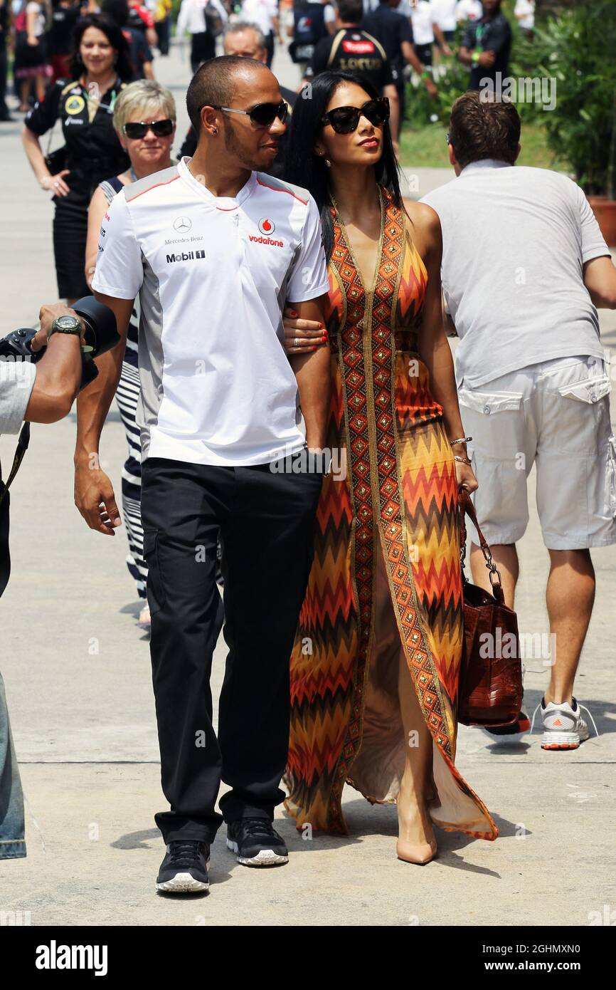 Cantante fidanzata di lewis hamilton immagini e fotografie stock ad ...