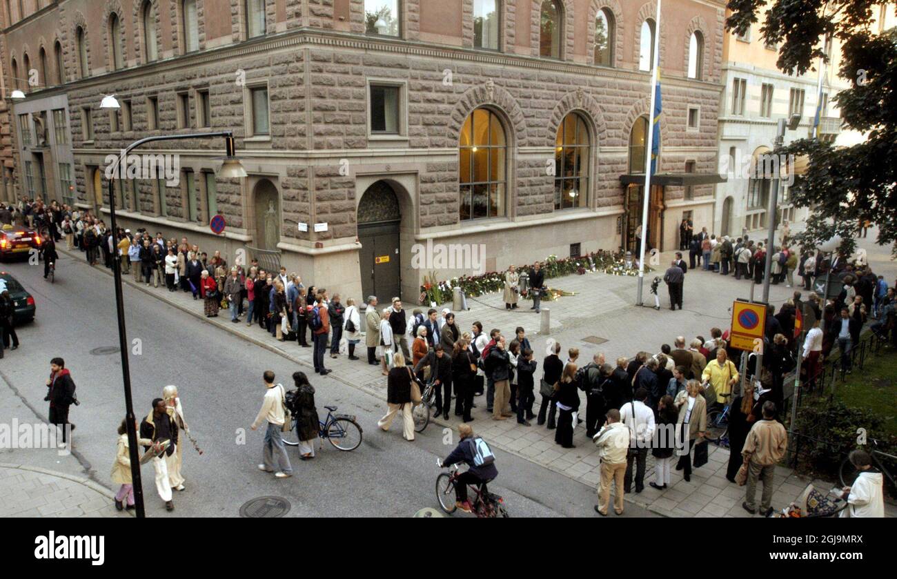 L'omicidio di anna lindh immagini e fotografie stock ad alta ...