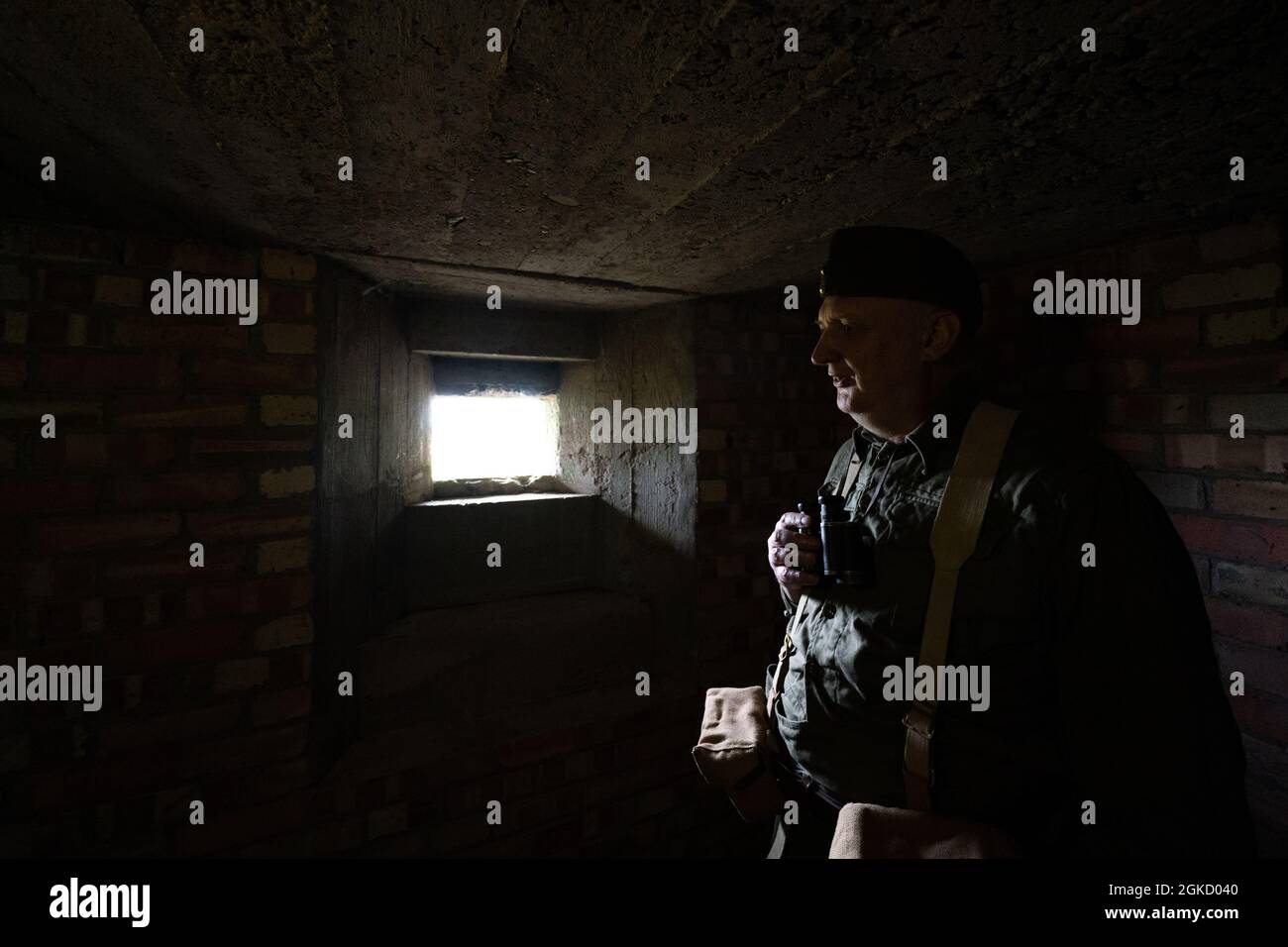 Il ranger assistente Rupert Eris vestito in uniforme della Guardia ...