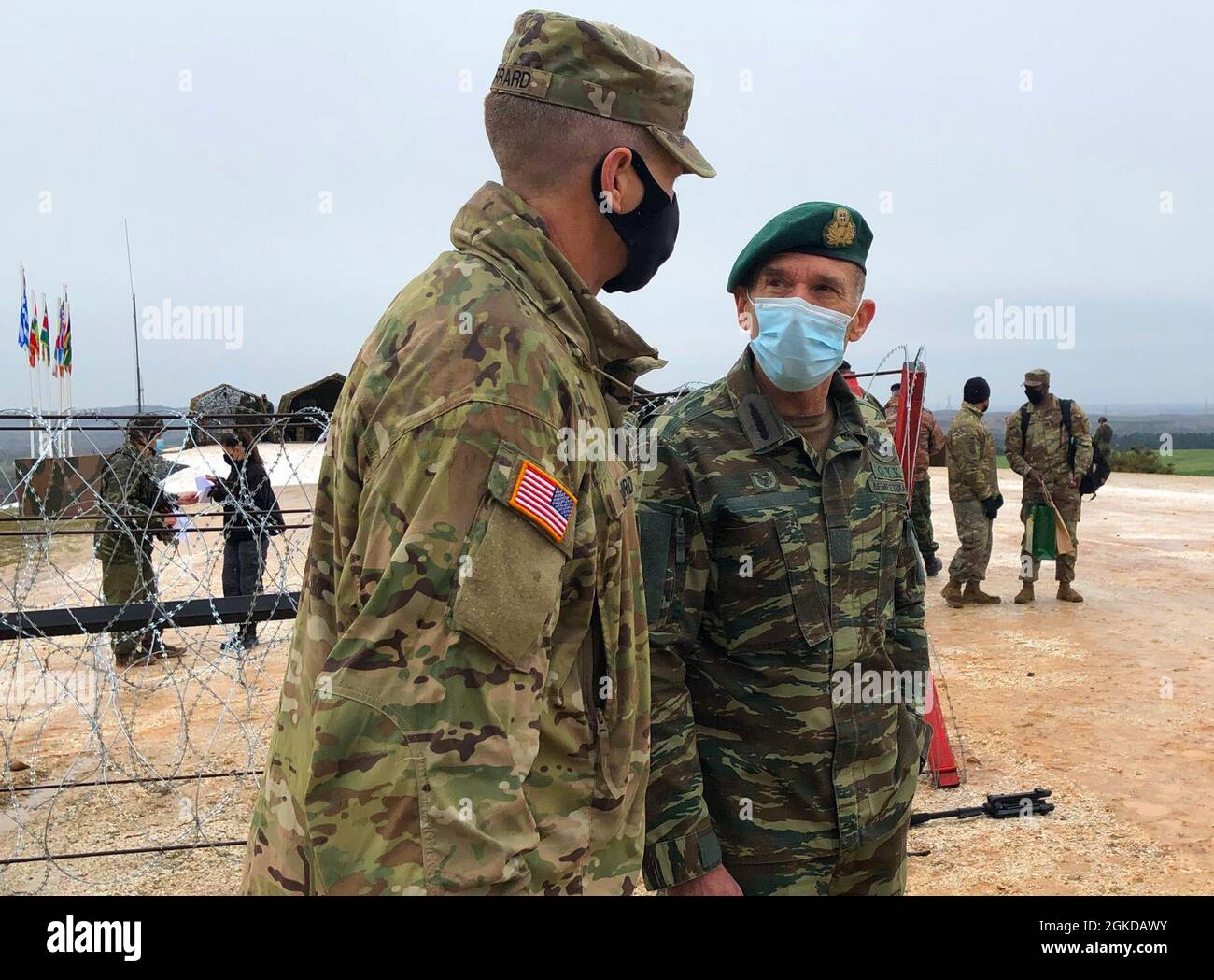 Il vice comandante generale dell'Esercito degli Stati Uniti Europa e ...