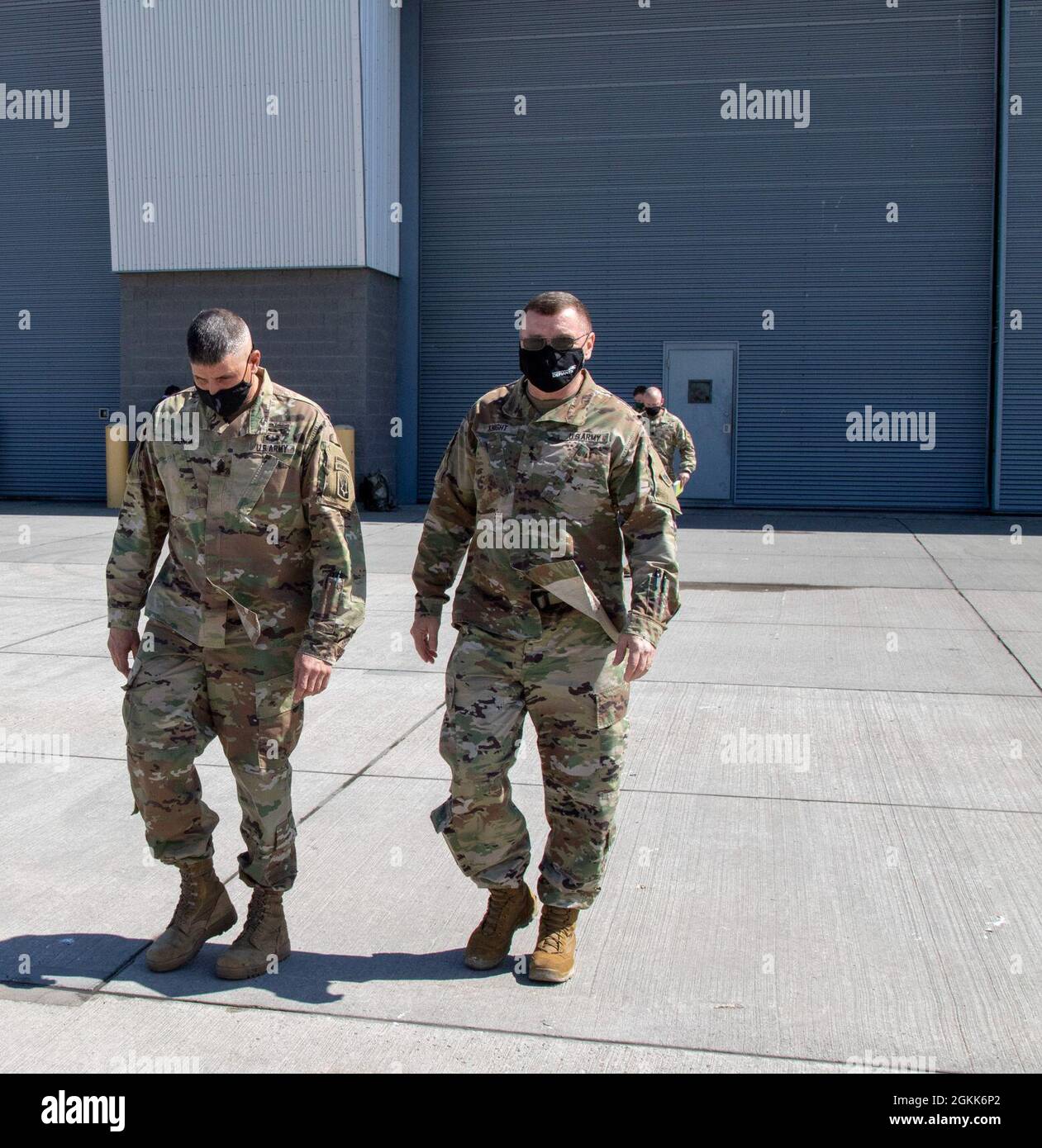Il generale maggiore Gregory Knight, l'Adjutant General della Guardia ...