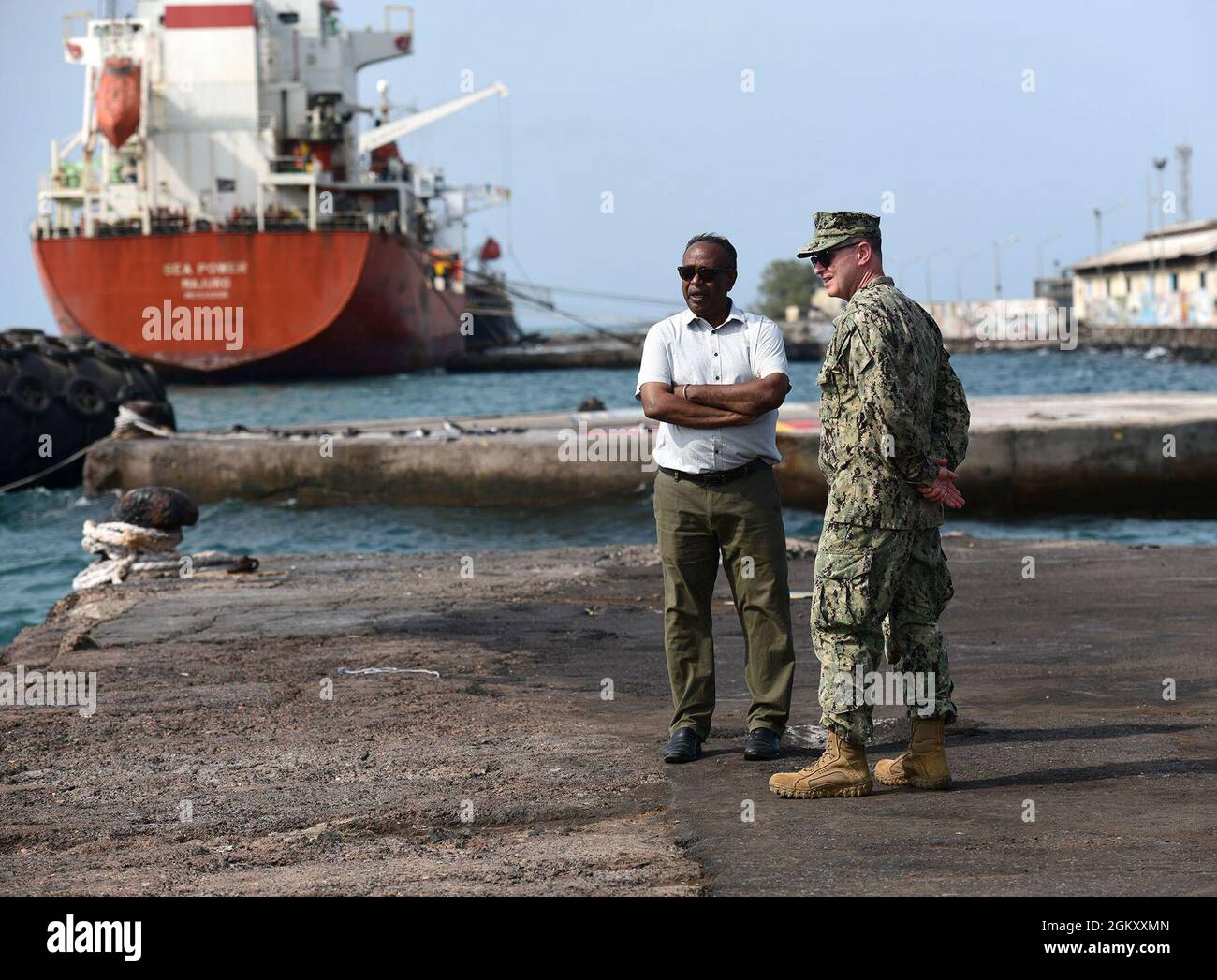 PORTO DI GIBUTI (22 LUGLIO 2021) - STATI UNITI Navy posteriore ADM ...