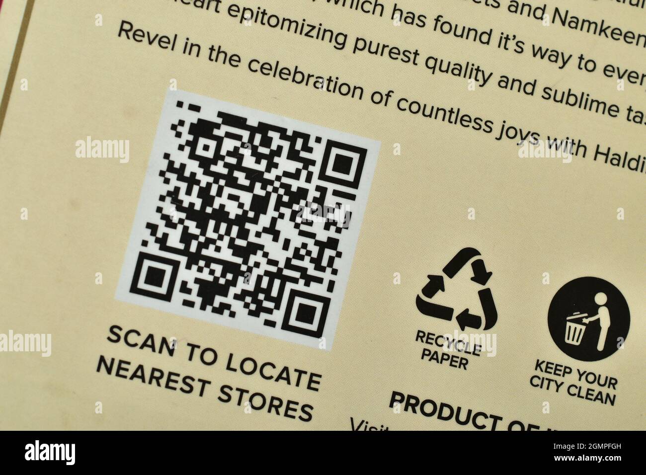 Qr code india immagini e fotografie stock ad alta risoluzione - Alamy
