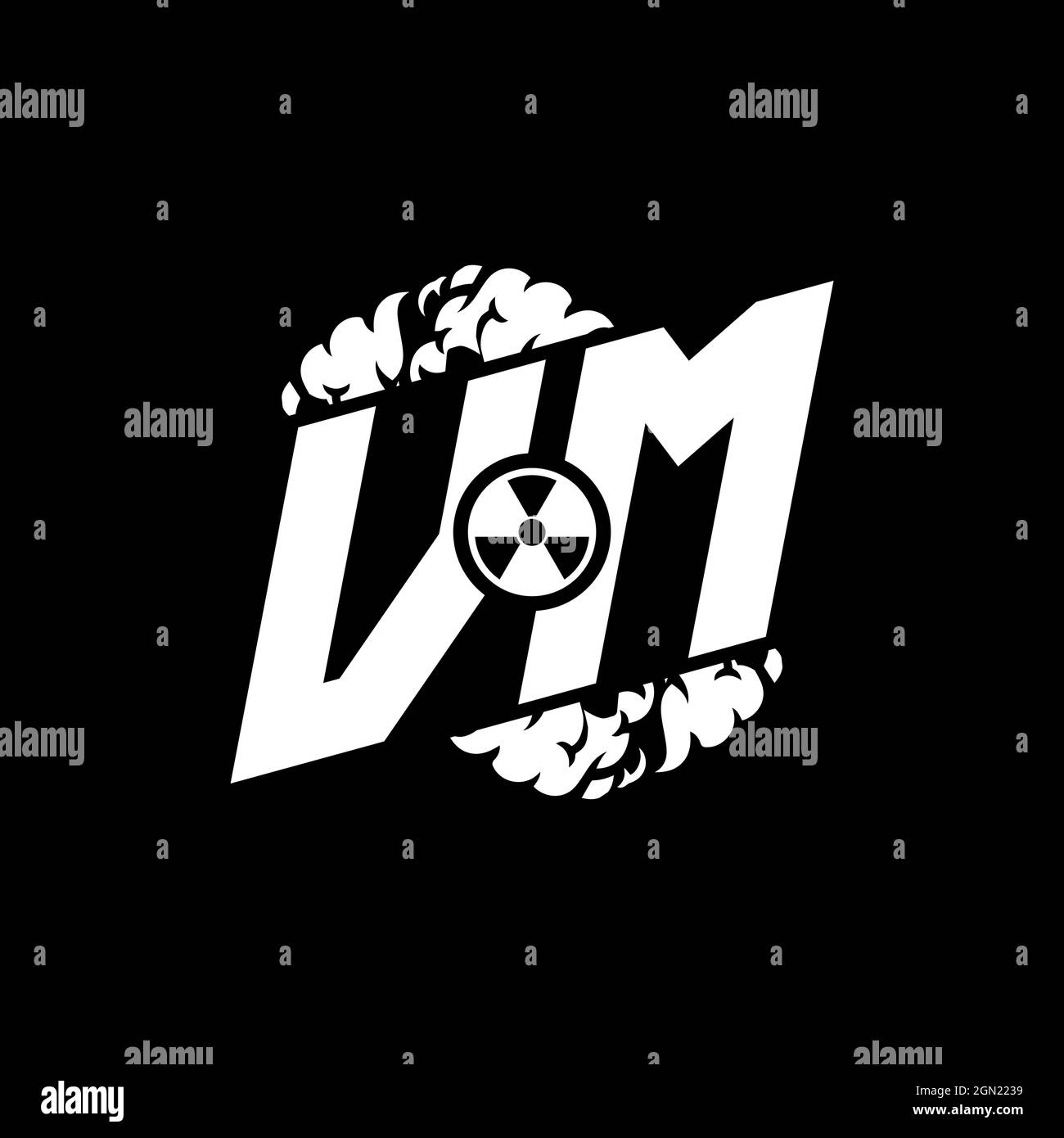 Initial Vm Logo Vector Vectors Immagini e Fotos Stock - Alamy