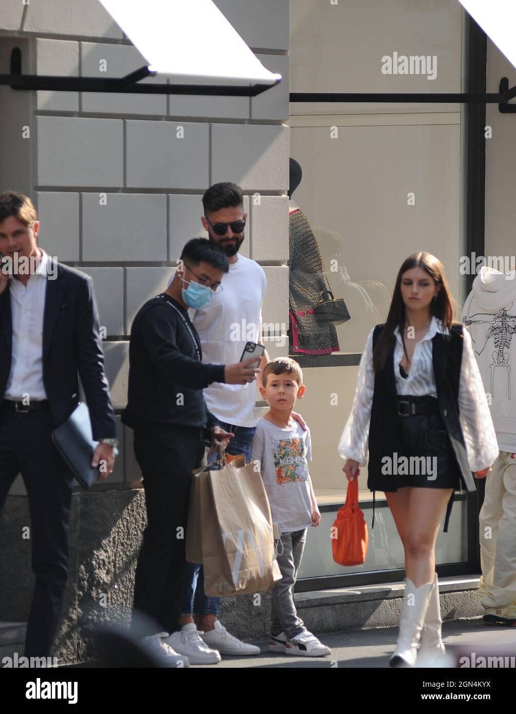 Milano, . 22 settembre 2021. Milano, 22-9-2021 Olivier Giroud ...