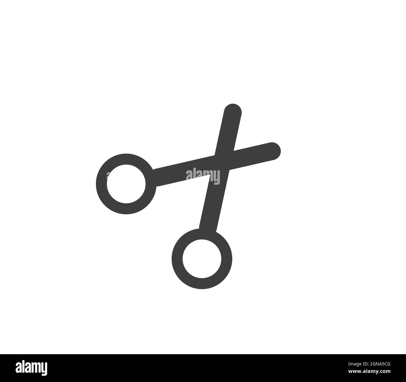 Simbolo di forbice Foto e Immagini Stock in Bianco e Nero - Alamy