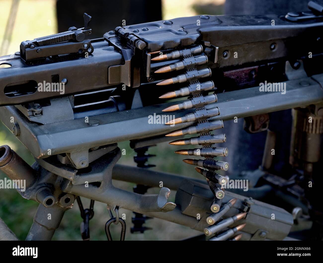 L'MG 34 è una mitragliatrice tedesca con raffreddamento ad aria e ...