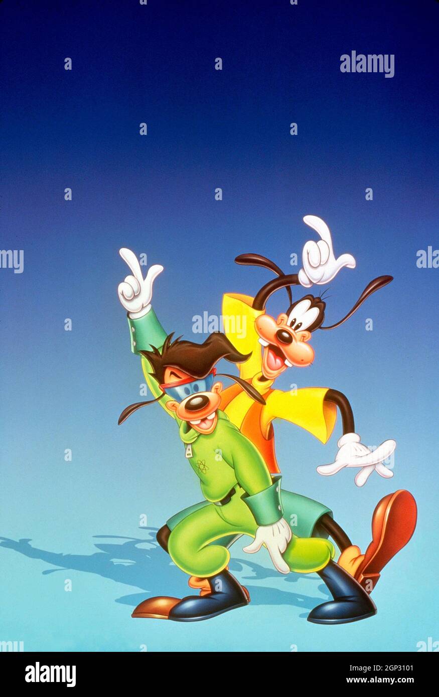 A GOOFY MOVIE, key art, from left: Max goof (voice: Jason Marsden ...