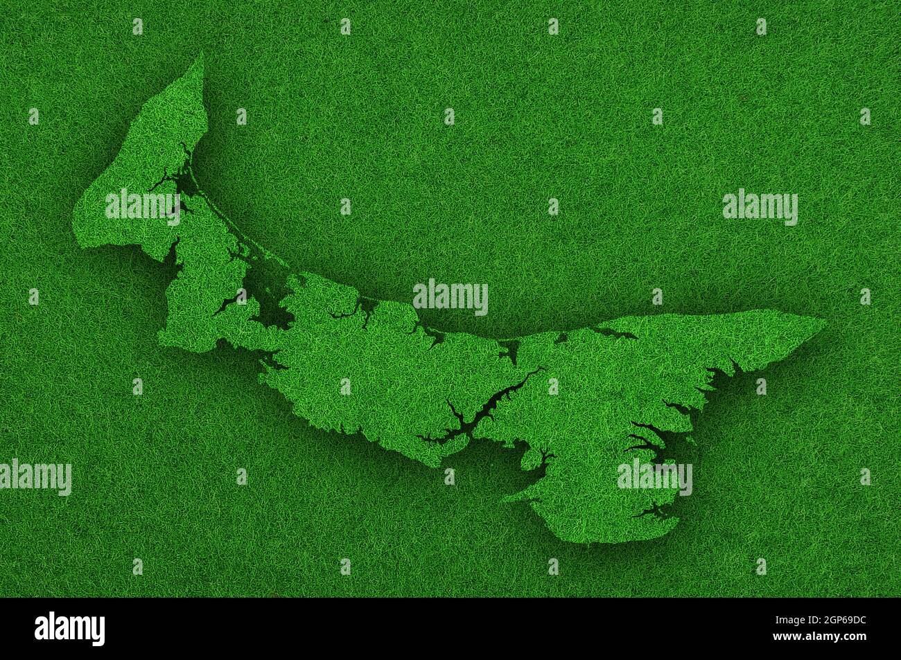 Mappa struttura principe edward island immagini e fotografie stock ad ...