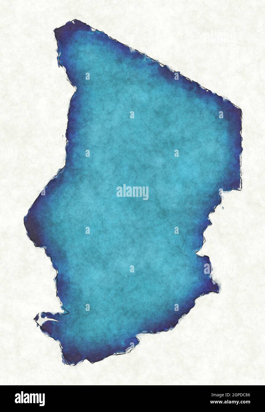 Ciad map immagini e fotografie stock ad alta risoluzione - Alamy