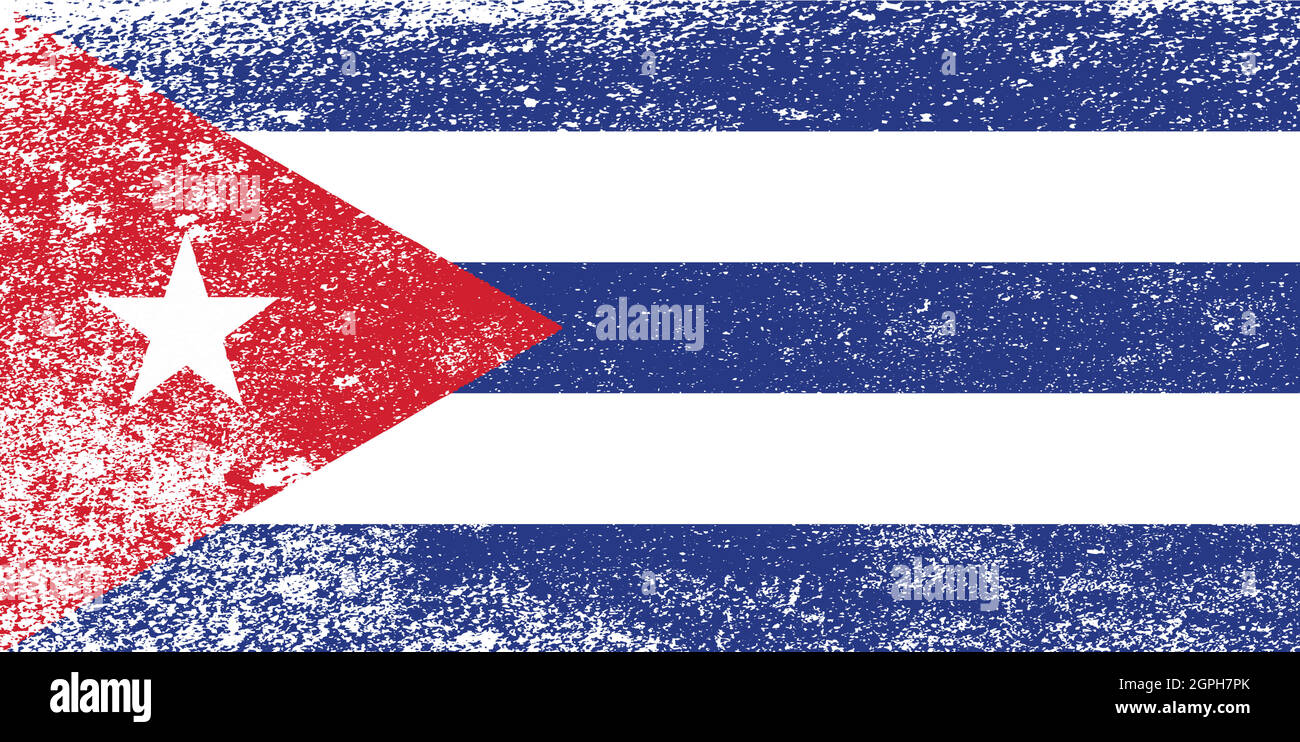 Bandiera cubana bandiera cuba Immagini Vettoriali Stock - Alamy
