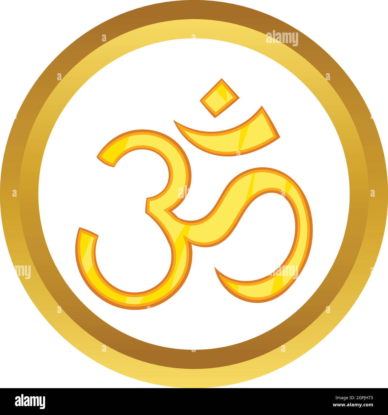 Simbolo religioso dell'induismo Immagini Vettoriali Stock - Alamy