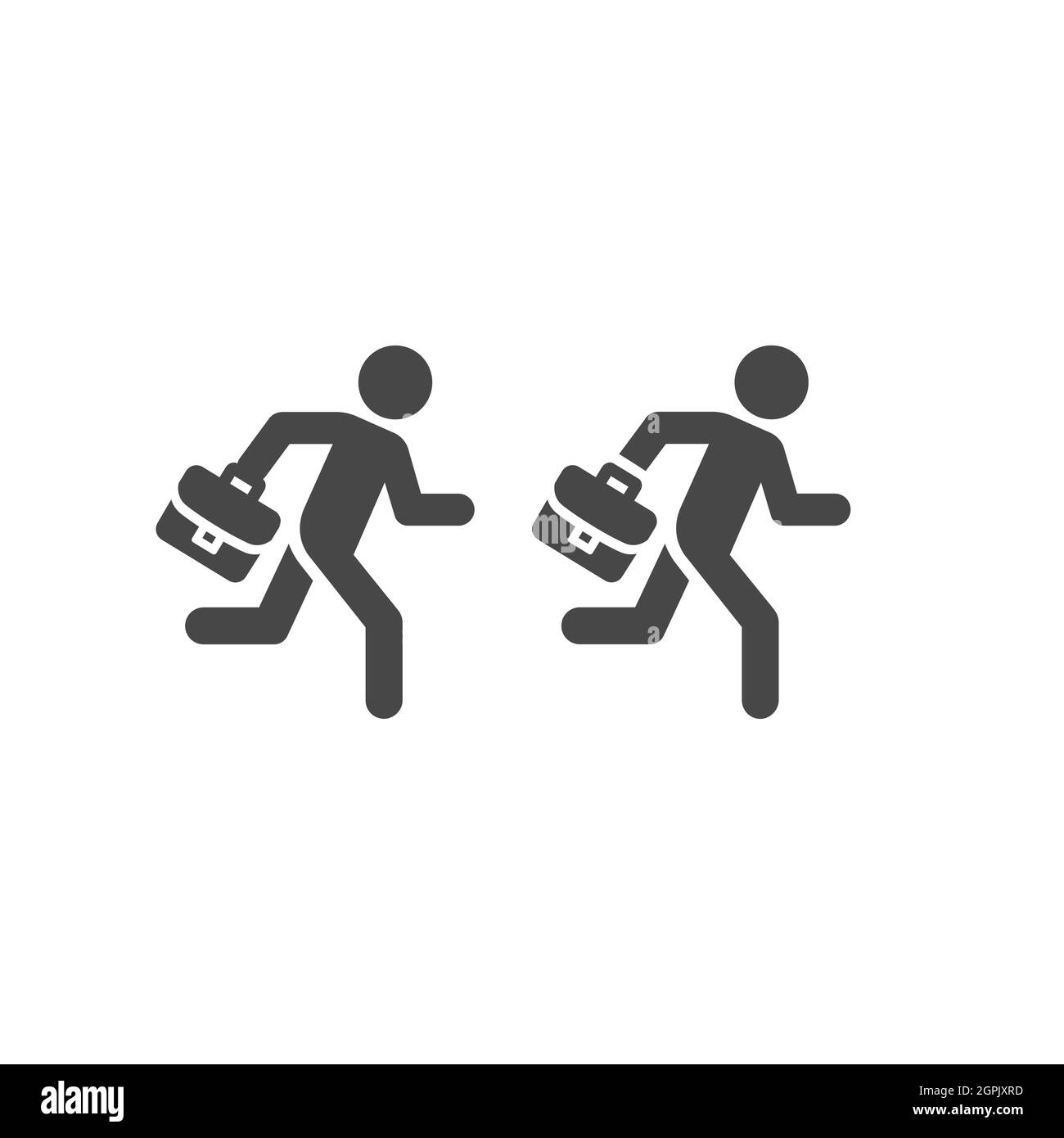 Simbolo dell'uomo che corre Foto e Immagini Stock in Bianco e Nero - Alamy