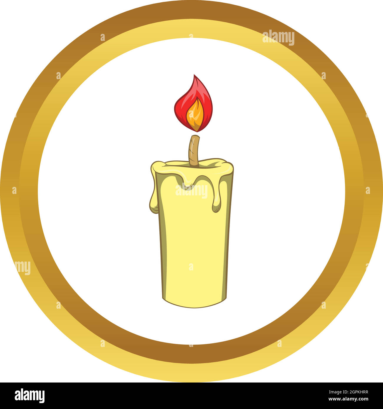 Simbolo della candela Immagini Vettoriali Stock - Alamy