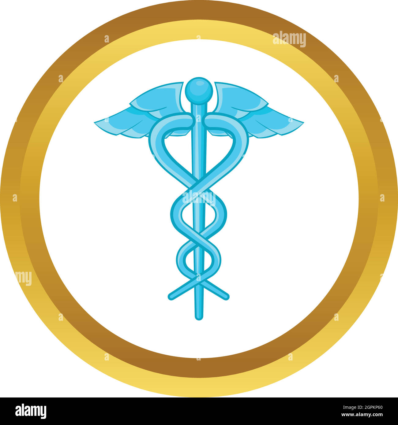 Simbolo medico caduceo Immagini Vettoriali Stock - Alamy