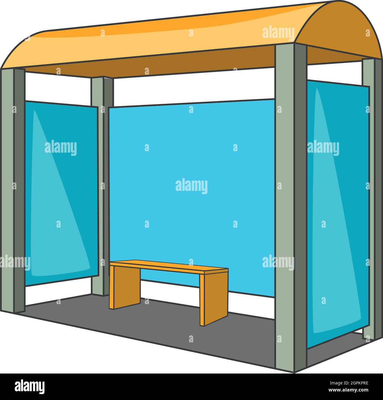 Fermata dell'autobus Immagini Vettoriali Stock - Alamy