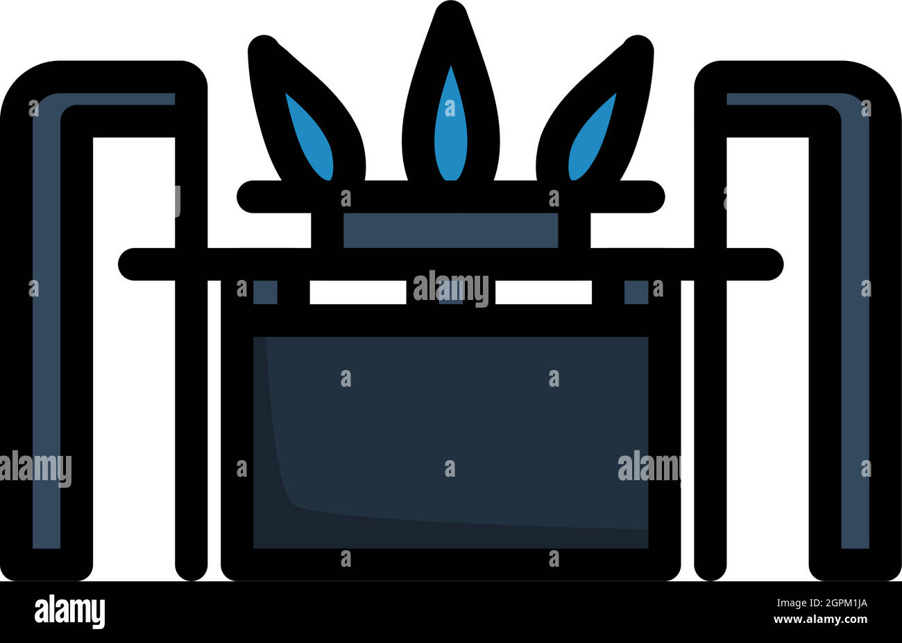 Gas burner Immagini Vettoriali Stock - Alamy