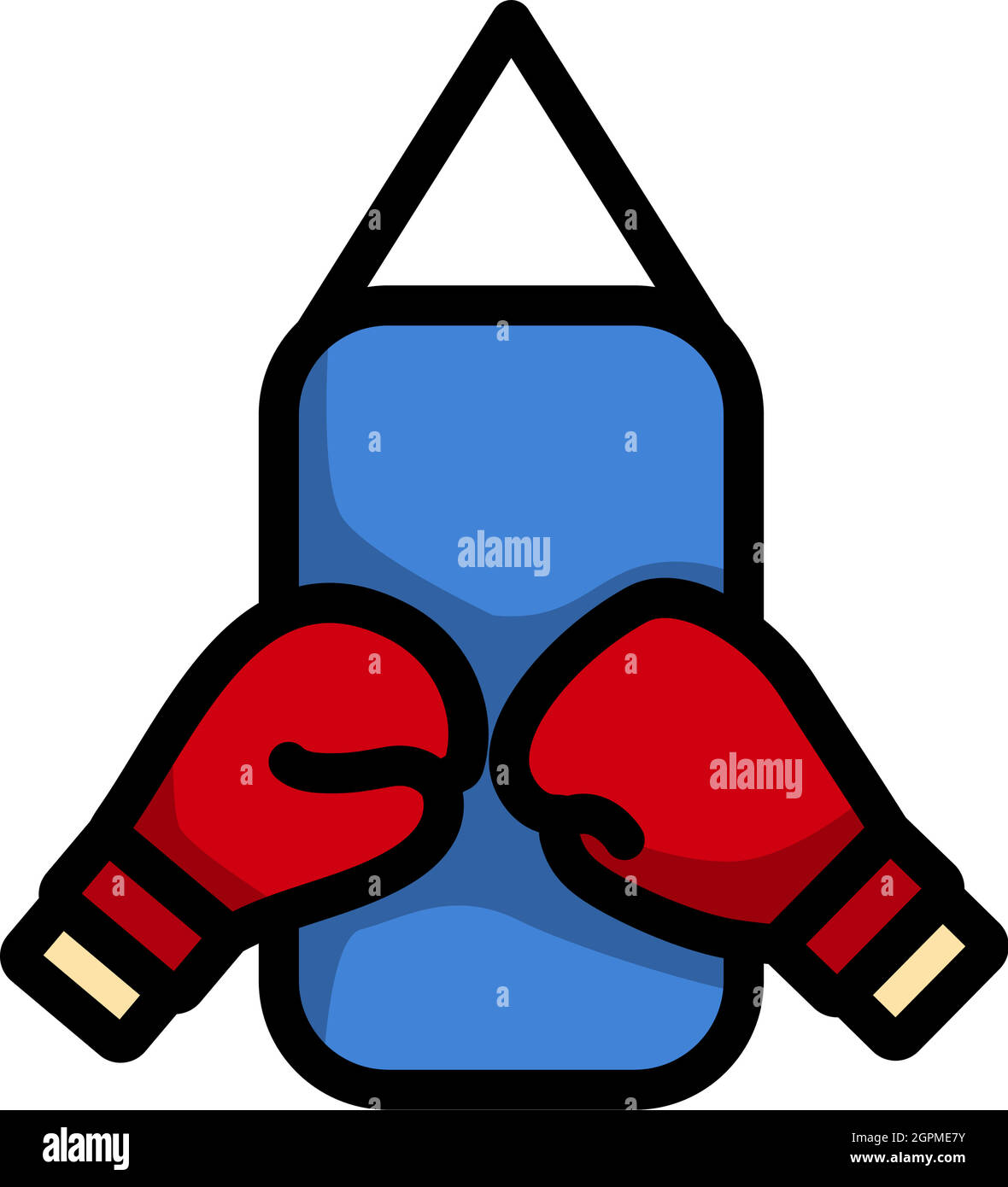 Red boxing gloves icon cartoon immagini e fotografie stock ad alta ...