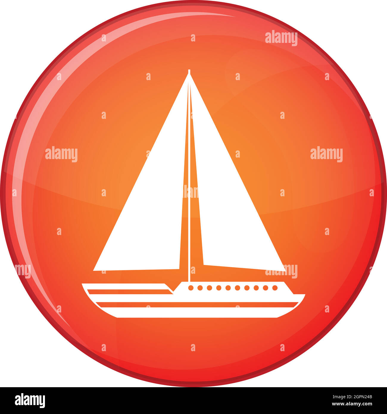 Yacht e mare Immagini Vettoriali Stock - Alamy