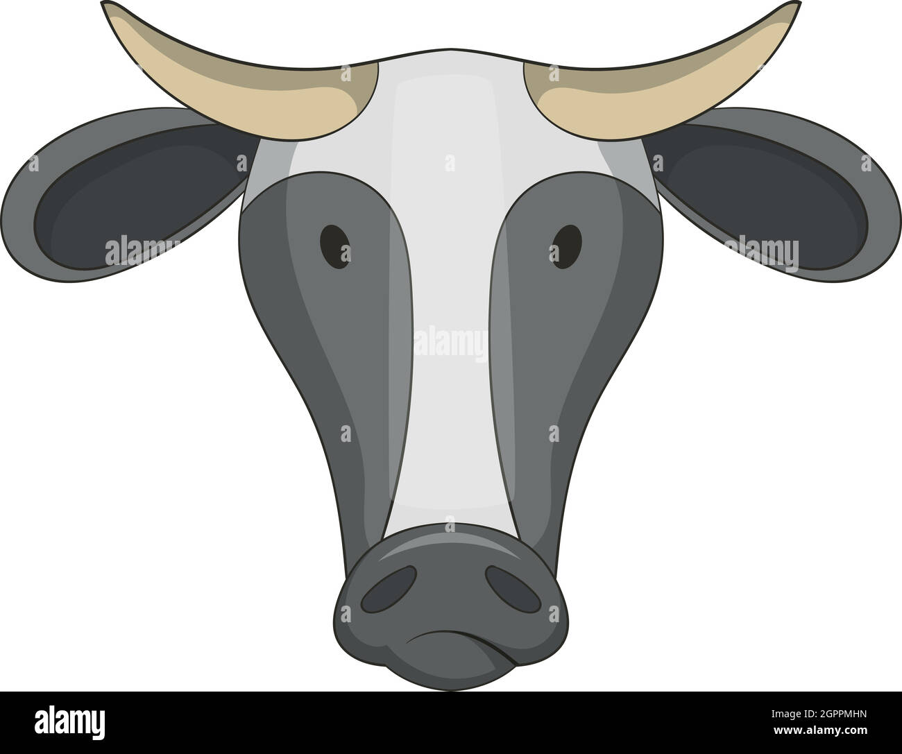 Cartoon cow face immagini e fotografie stock ad alta risoluzione - Alamy